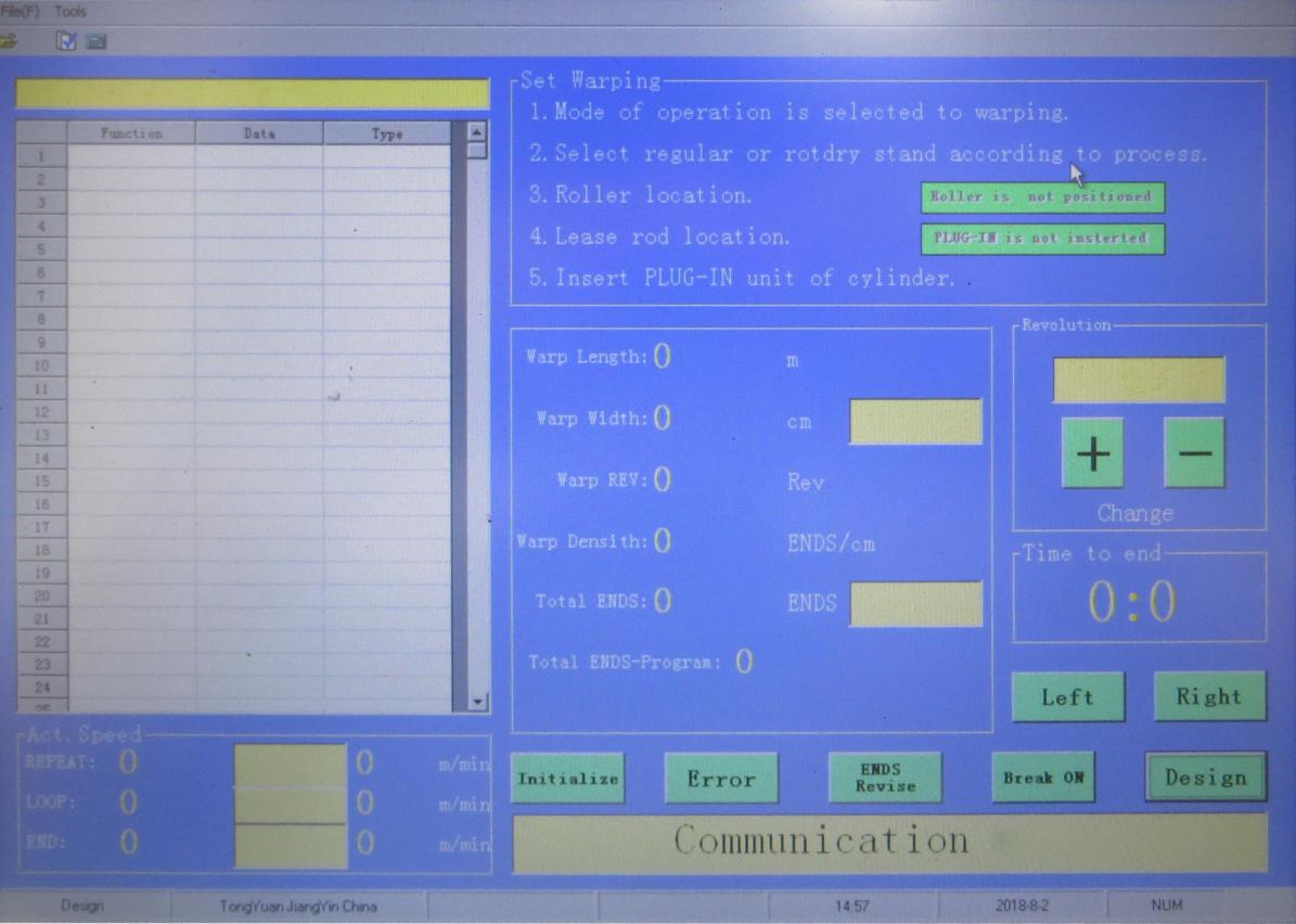 Fully Automatic Laboratory Single End Warping Machine GA193-400 - Buy ...